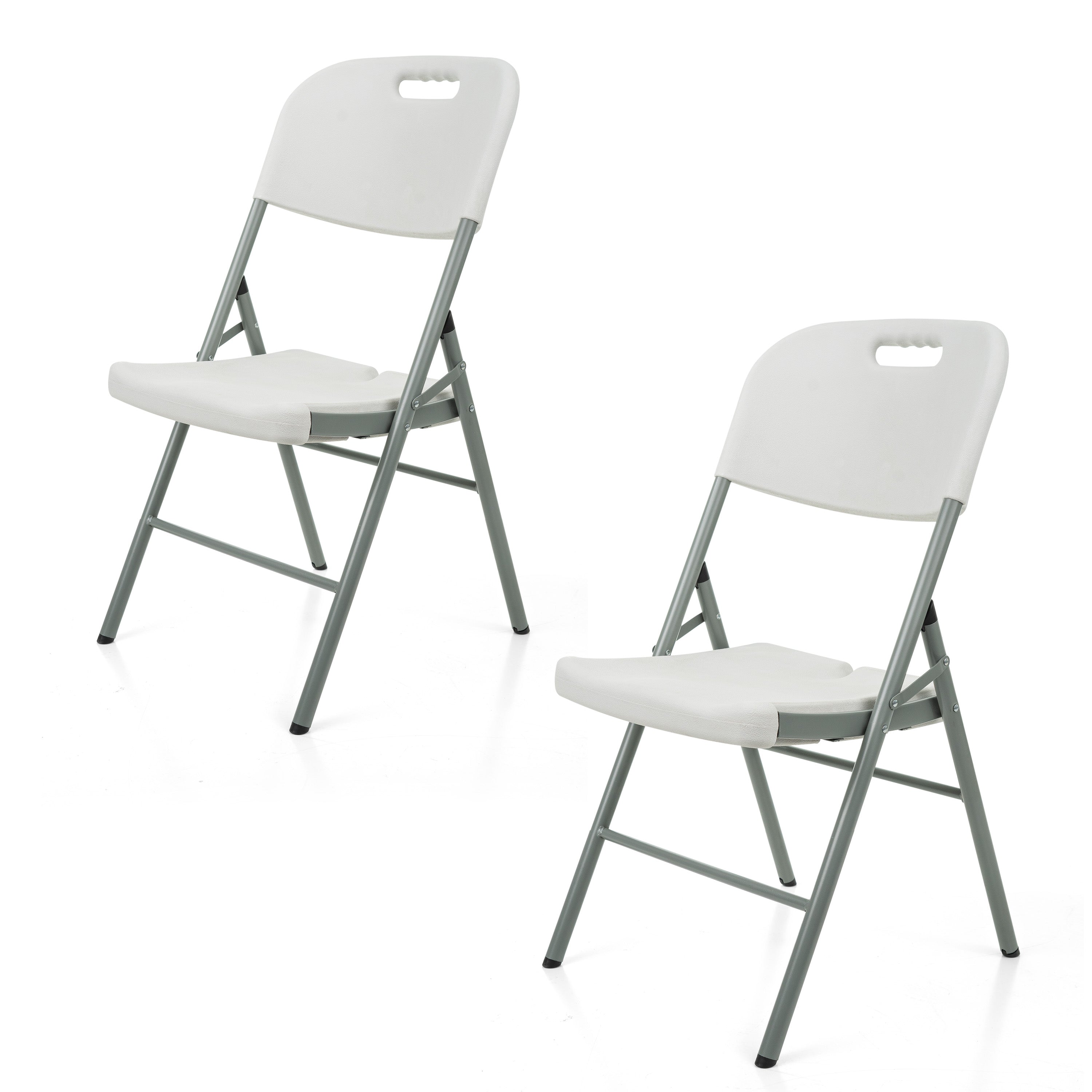 Set of 2 Heavy Duty Folding Plastic Chairs – Folding Tables UK