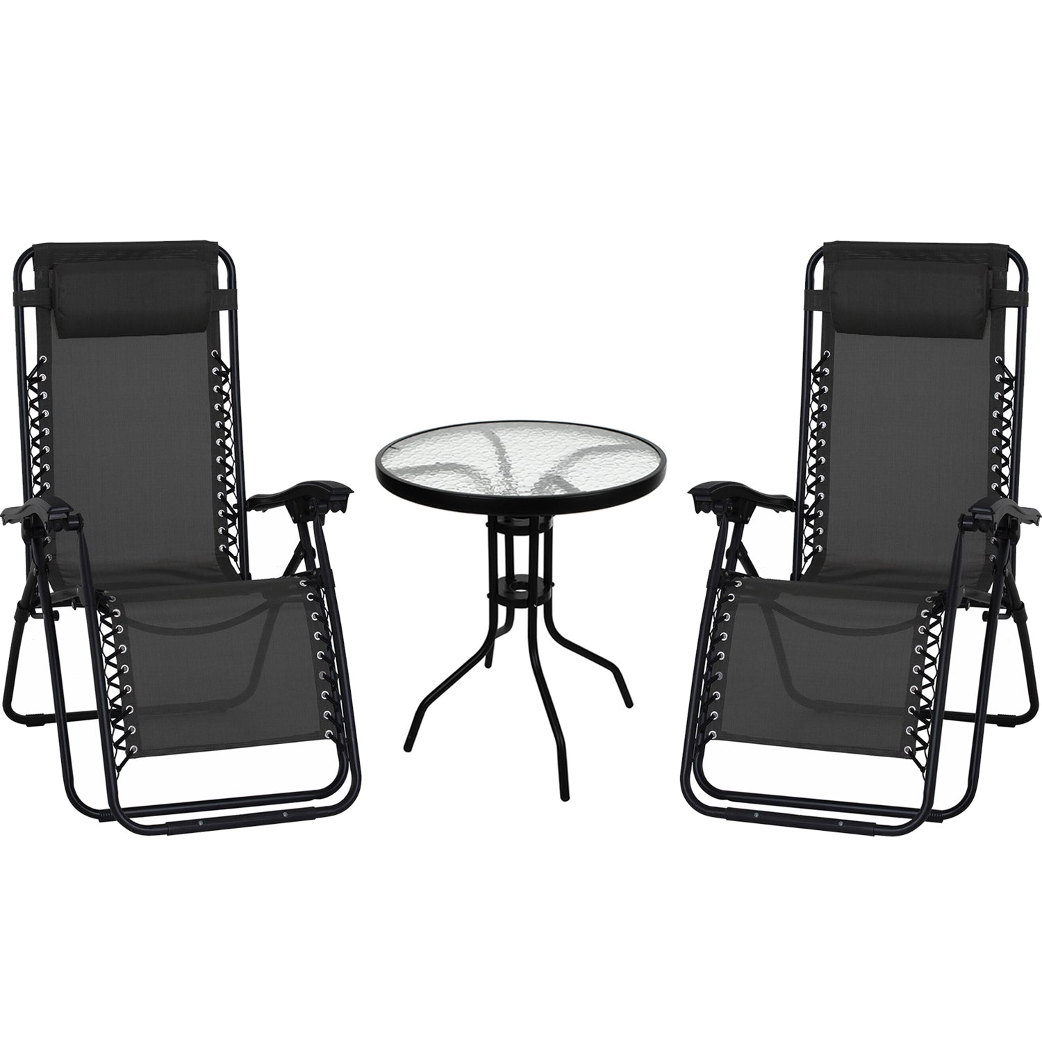 Zero Gravity Chairs With Side Table – Folding Tables UK